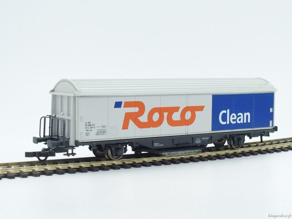 Wagon nettoyeur ROCO Clean ROCO ref. 46400 - Le Hangar A Locos