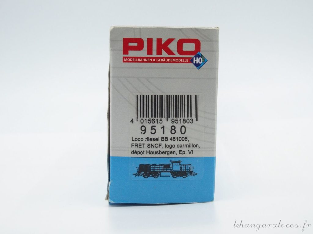 Locomotive BB 61000 PIKO ref. 95180 – Le Hangar A Locos